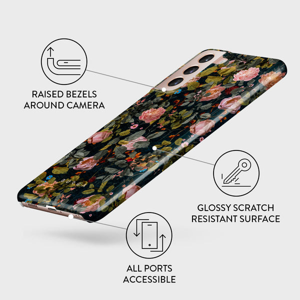 Bloomy Garden - Vintage Samsung Galaxy S21 Plus Case | BURGA