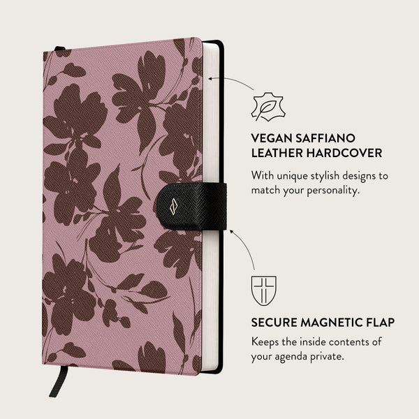 Gossip - Saffiano Leather Journal Notebook | BURGA