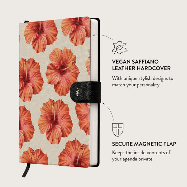 Bonita - Saffiano Leather Journal Notebook | BURGA