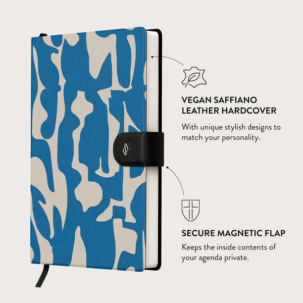 Mirage - Saffiano Leather Journal Notebook | BURGA