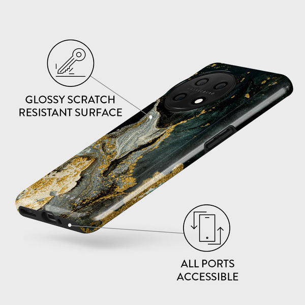 Northern Lights - Marble OnePlus 11 Case | BURGA