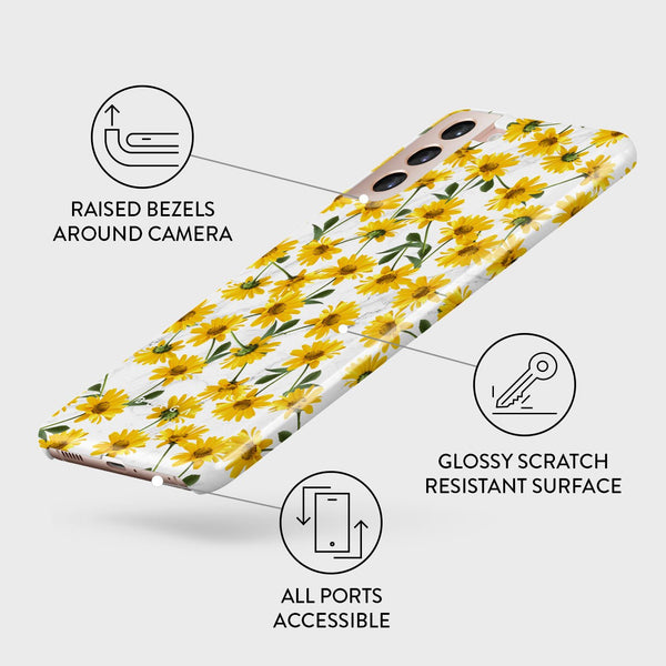 Summer Scent - Yellow Flower Samsung Galaxy S21 Plus Case | BURGA