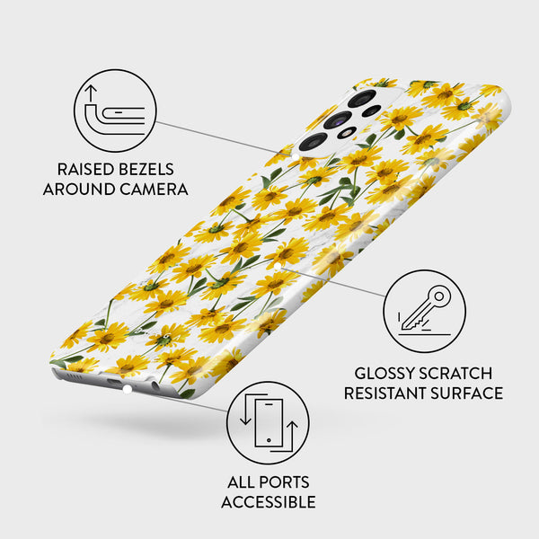 Summer Scent - Yellow Flower Samsung Galaxy A52 / A52S 4G / 5G Case | BURGA