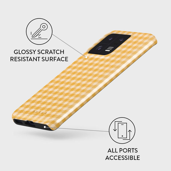 Tuscan Sun - Yellow Plaid Xiaomi 13 Pro Case | BURGA